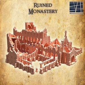 Ruined Monastery - Fantasy Scenery /castles, Keeps, Temples, Available ...