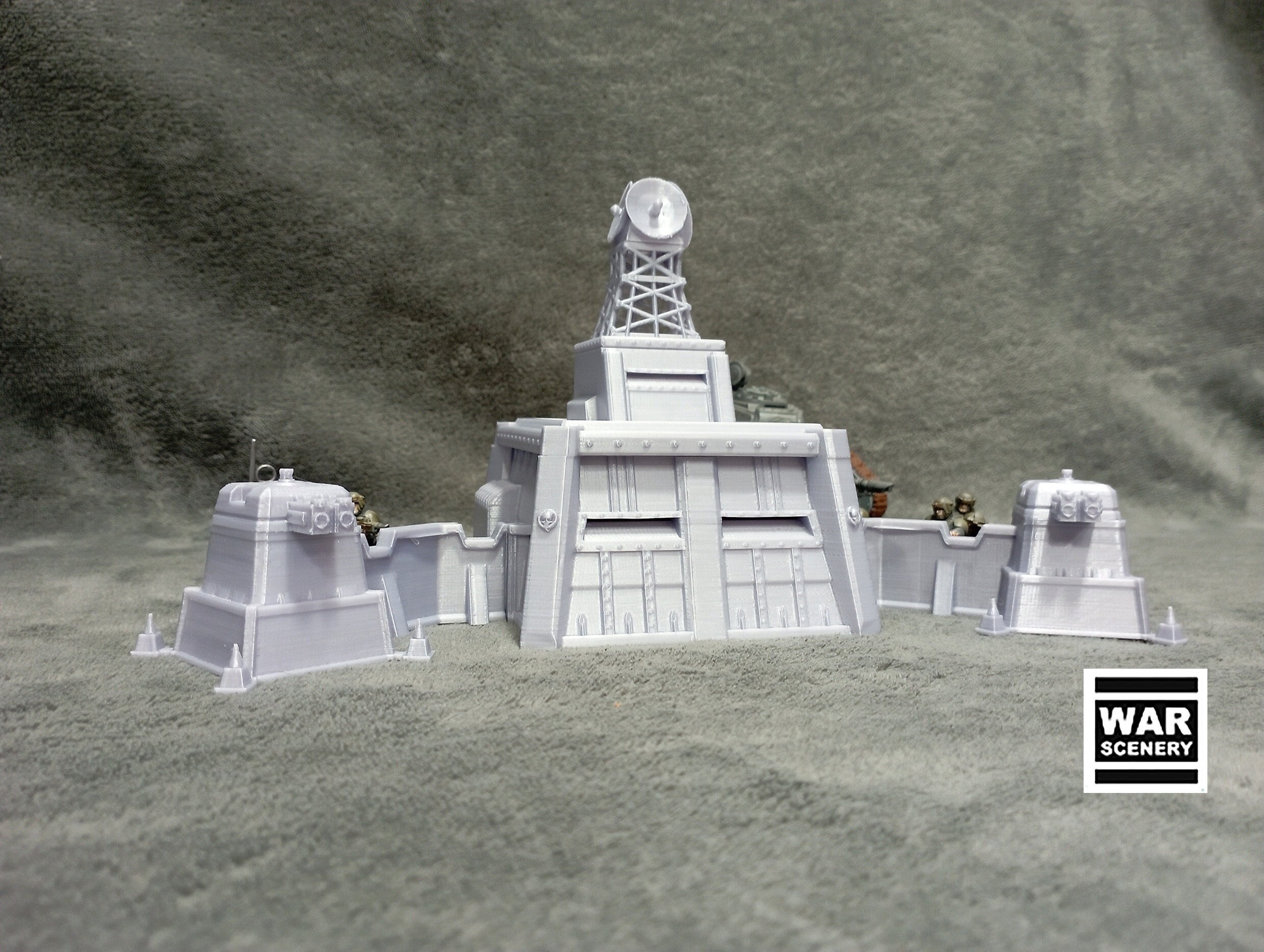 Armored Fortification 3D Printed Terrain Model for Tabletop - Etsy Canada