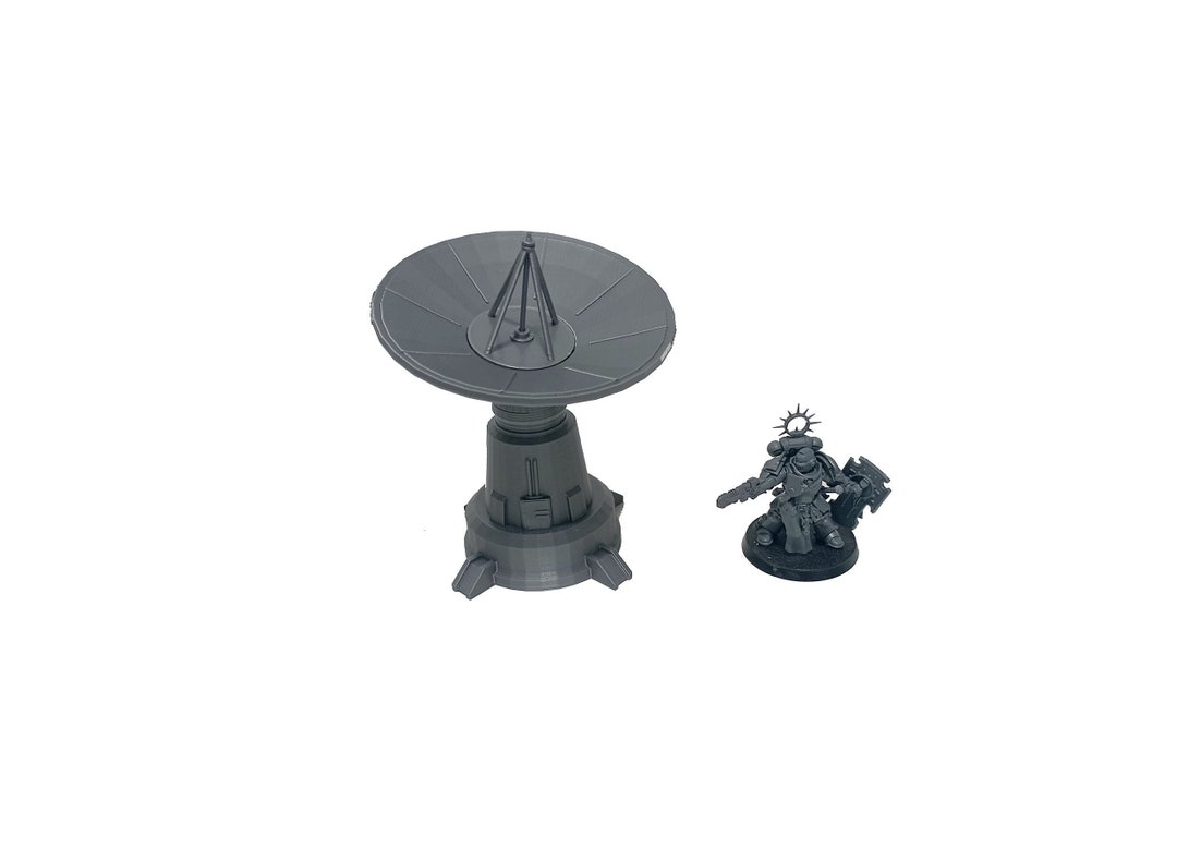 Satelit Station - 3D Printed Terrain Model for Tabletop Wargames ...