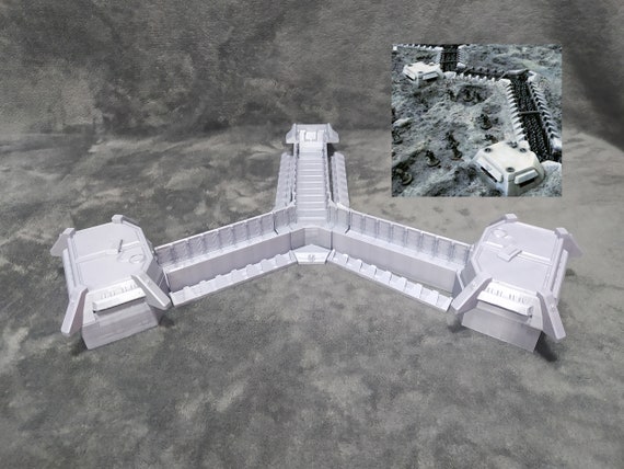 Modular Fortified Trench System 3D Printed Terrain Model for - Etsy