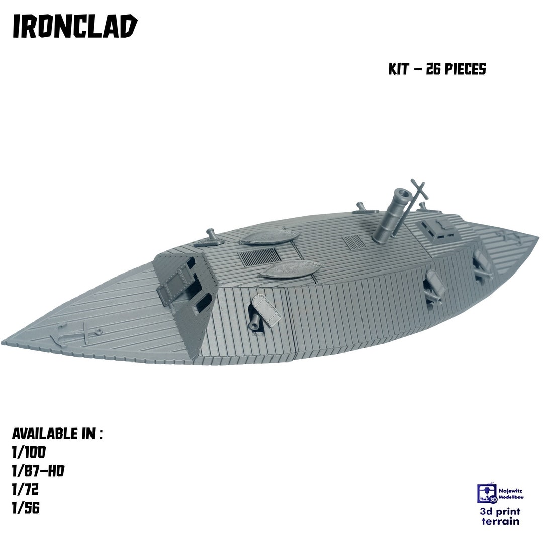 Ironclad - Tabletop and Modeling, Diorama Model - Etsy