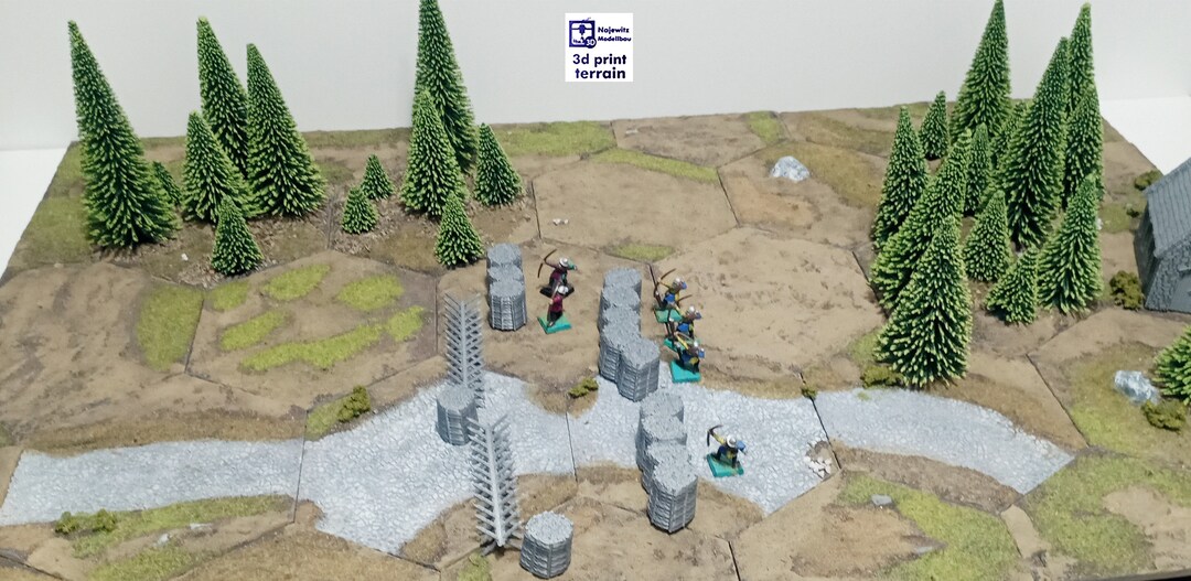 Hussitewagons,tents and Fieldworks - Medieval Tabletop Terrain, Dark ...