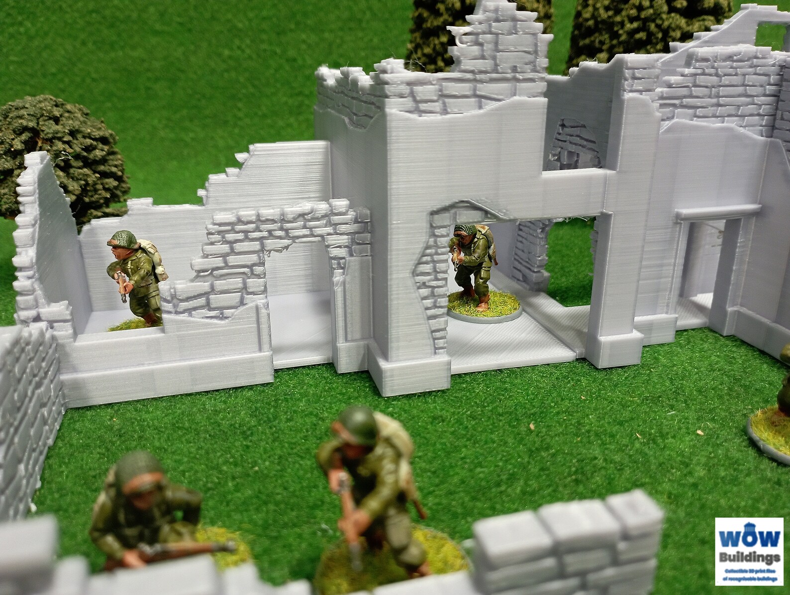 Normandy House 8, Printed Terrain Model for Tabletop Wargames ...