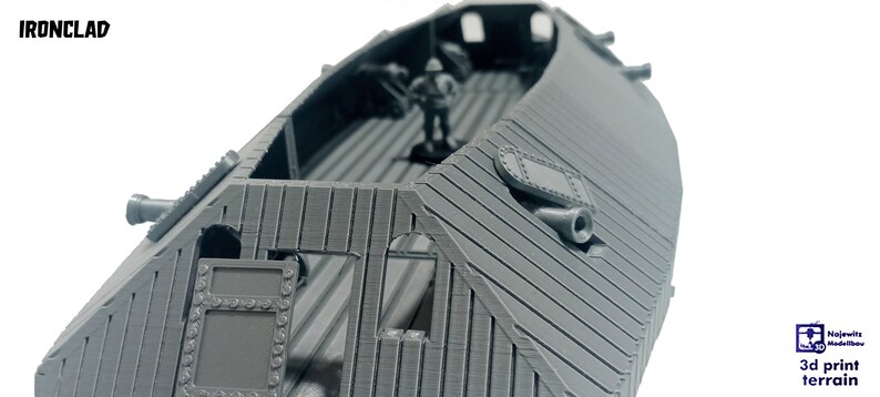 Ironclad - Tabletop and Modeling, Diorama Model - Etsy