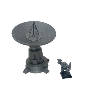 Satelit Station 3D Printed Terrain Model for Tabletop Wargames ...