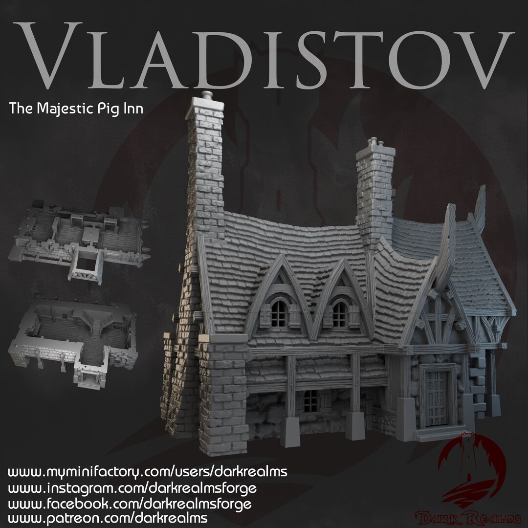 Vladistov - Inn & Transylvania Count Dracula Town- Fantasy Scenery ...