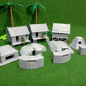 WWII Pacific Terrain Collection 1 - Battle in the Jungle, 3D Printed ...