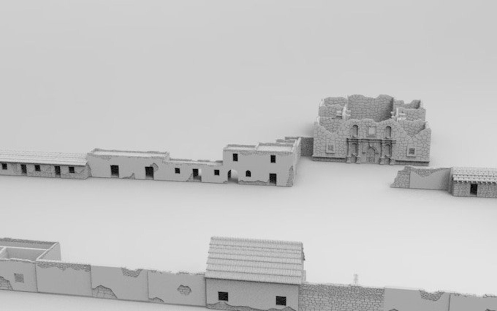 The Alamo - Battle of the Alamo, Texas Revolution, Available in 15mm/h0 ...