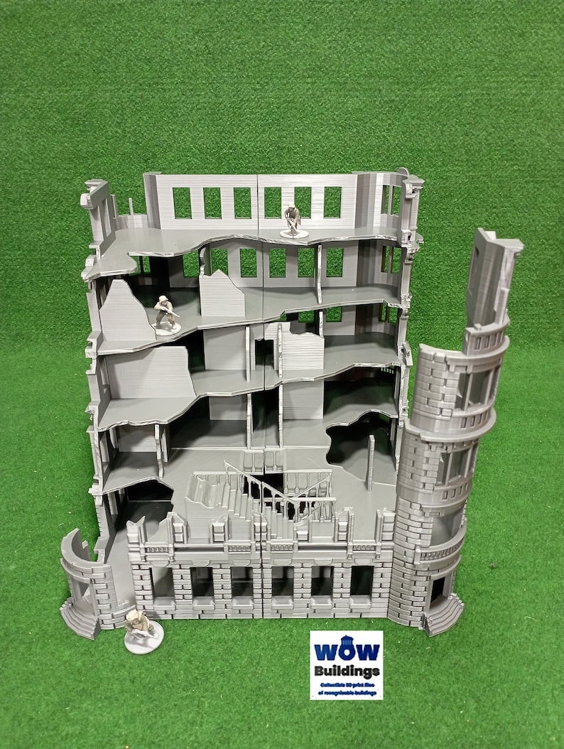 Stalingrad Building Ruin & Battle of Stalingrad - Eastern Front - WWII ...