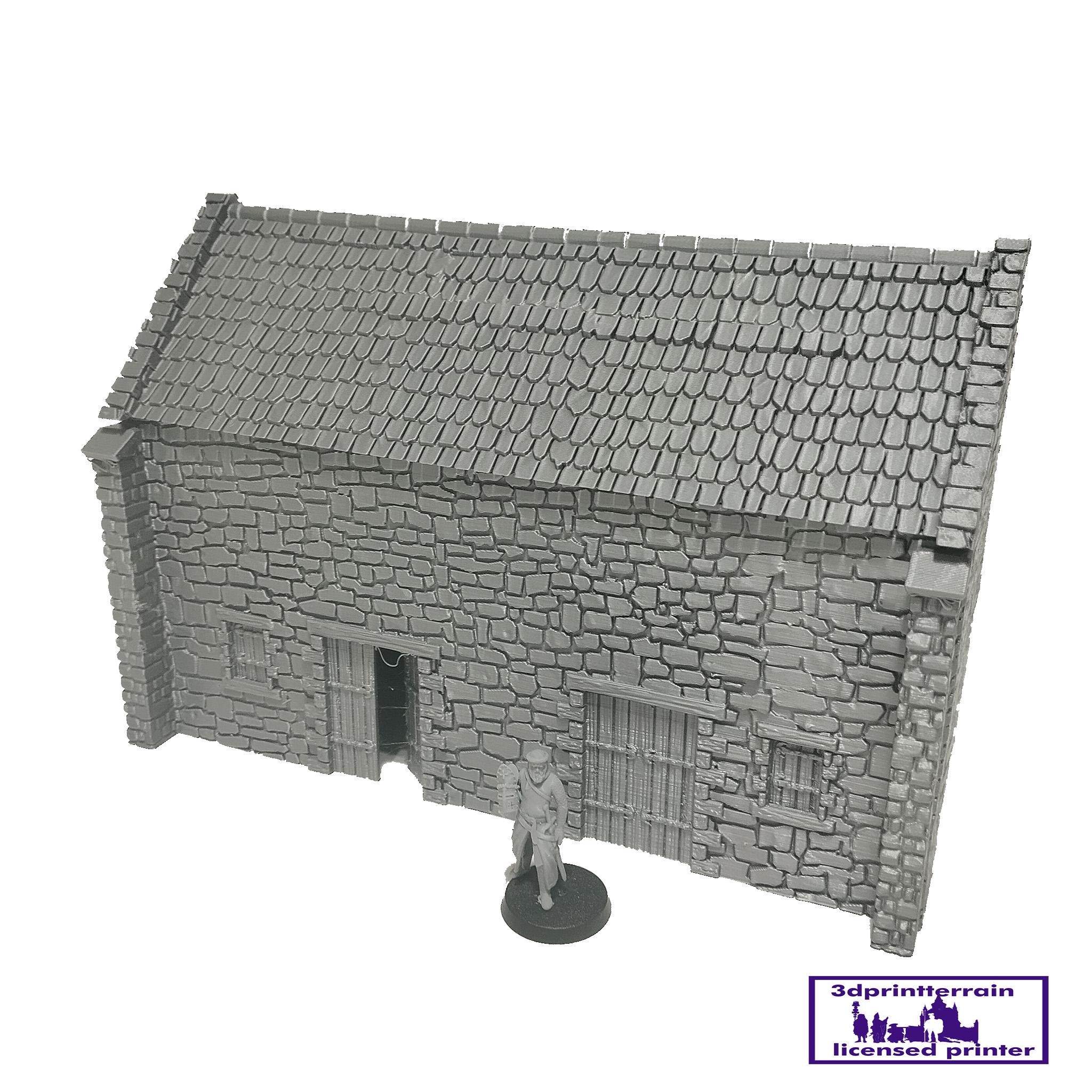 Monastery Barn - Religious Buildings - Medieval Age - Diorama Pieces ...
