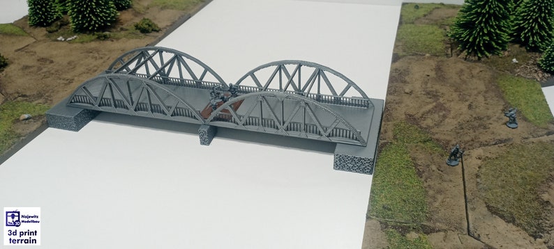 20th Century European Steel Bridge - Available in Two Versions, Modular ...