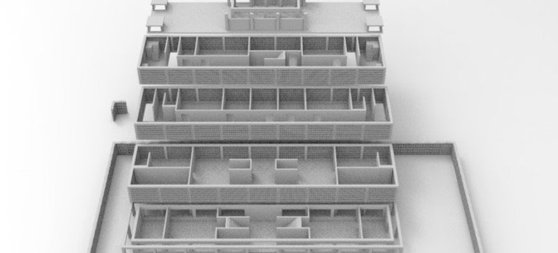 US Embassy, Hue City - Vietnam War, Tet Ofensive, 3D Printed Terrain ...