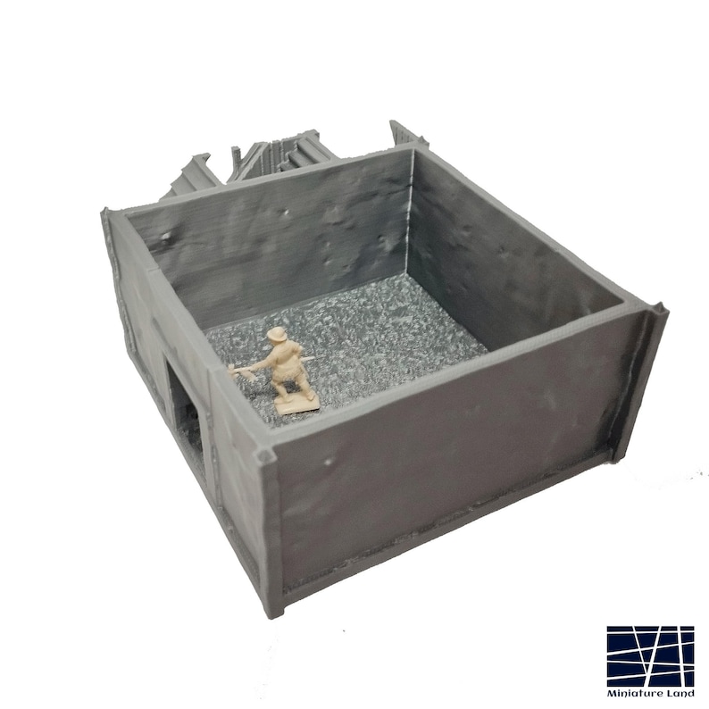 Wooden Keep - Castle Diorama - Wargame Terrain - Castle & City Walls ...