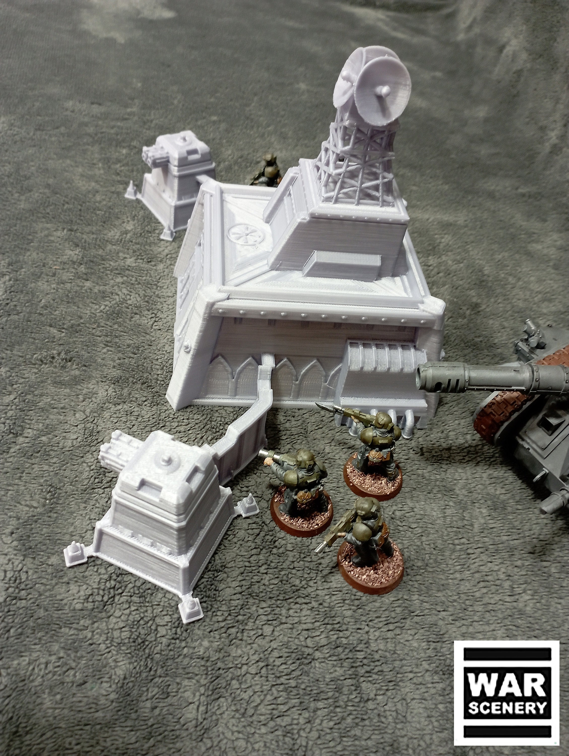 Armored Fortification 3D Printed Terrain Model for Tabletop - Etsy Canada