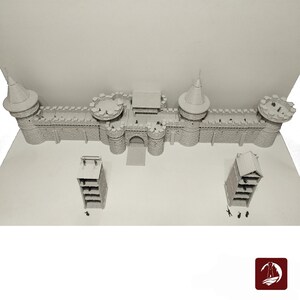 Breton Fortress Border, Castle Argent - Kingdom of Bretonia, Fantasy ...