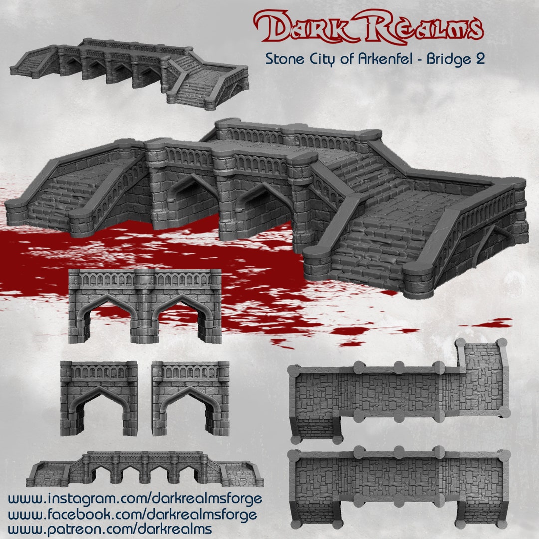 Byzantine-style, Bridge 2 - Arkenfel Stone City, Fantasy Scenery ...