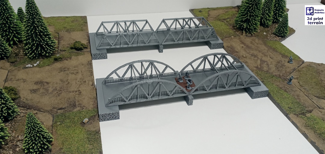 20th Century European Steel Bridge - Available in Two Versions, Modular ...