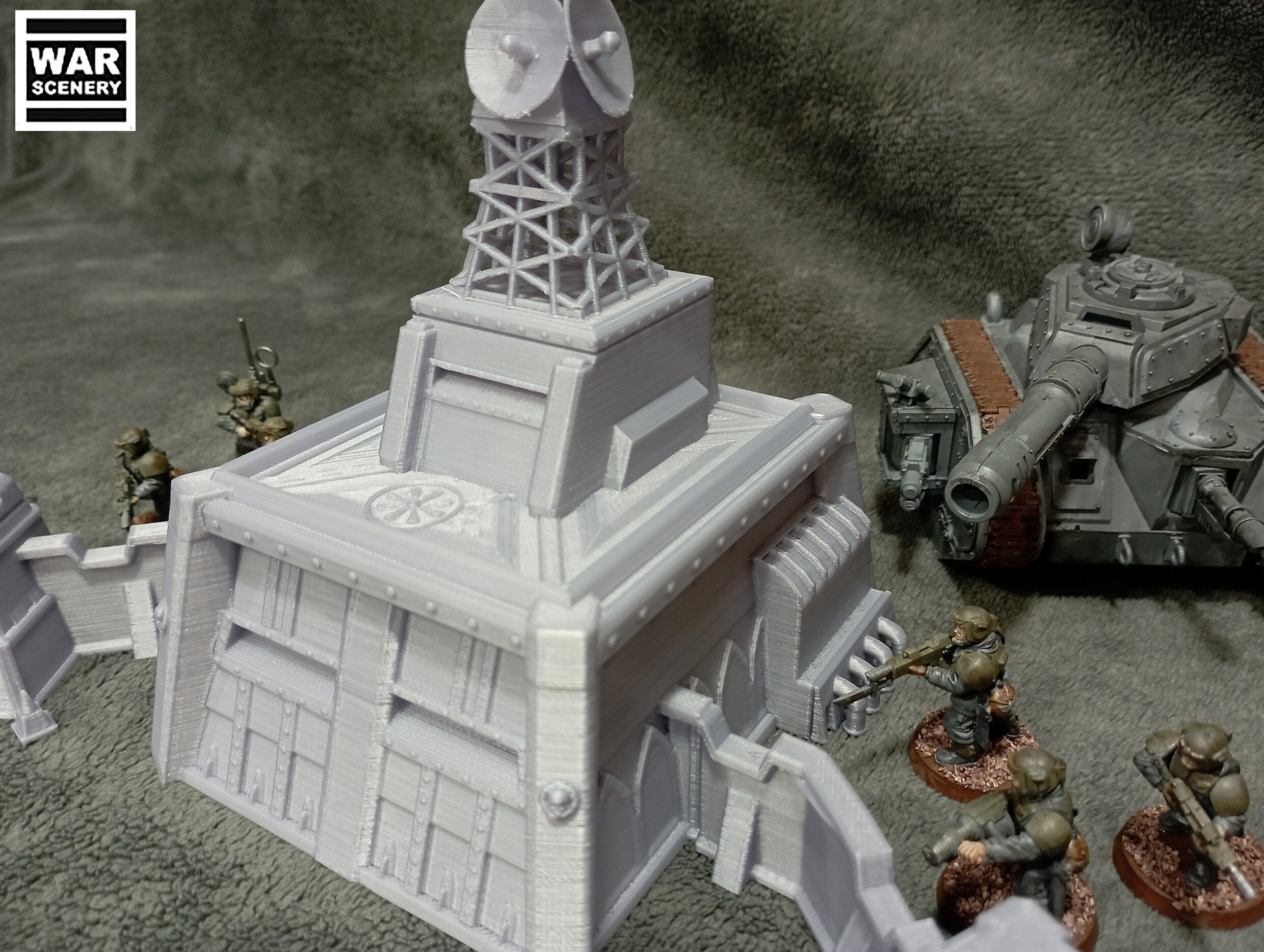 Armored Fortification 3D Printed Terrain Model for Tabletop - Etsy Canada