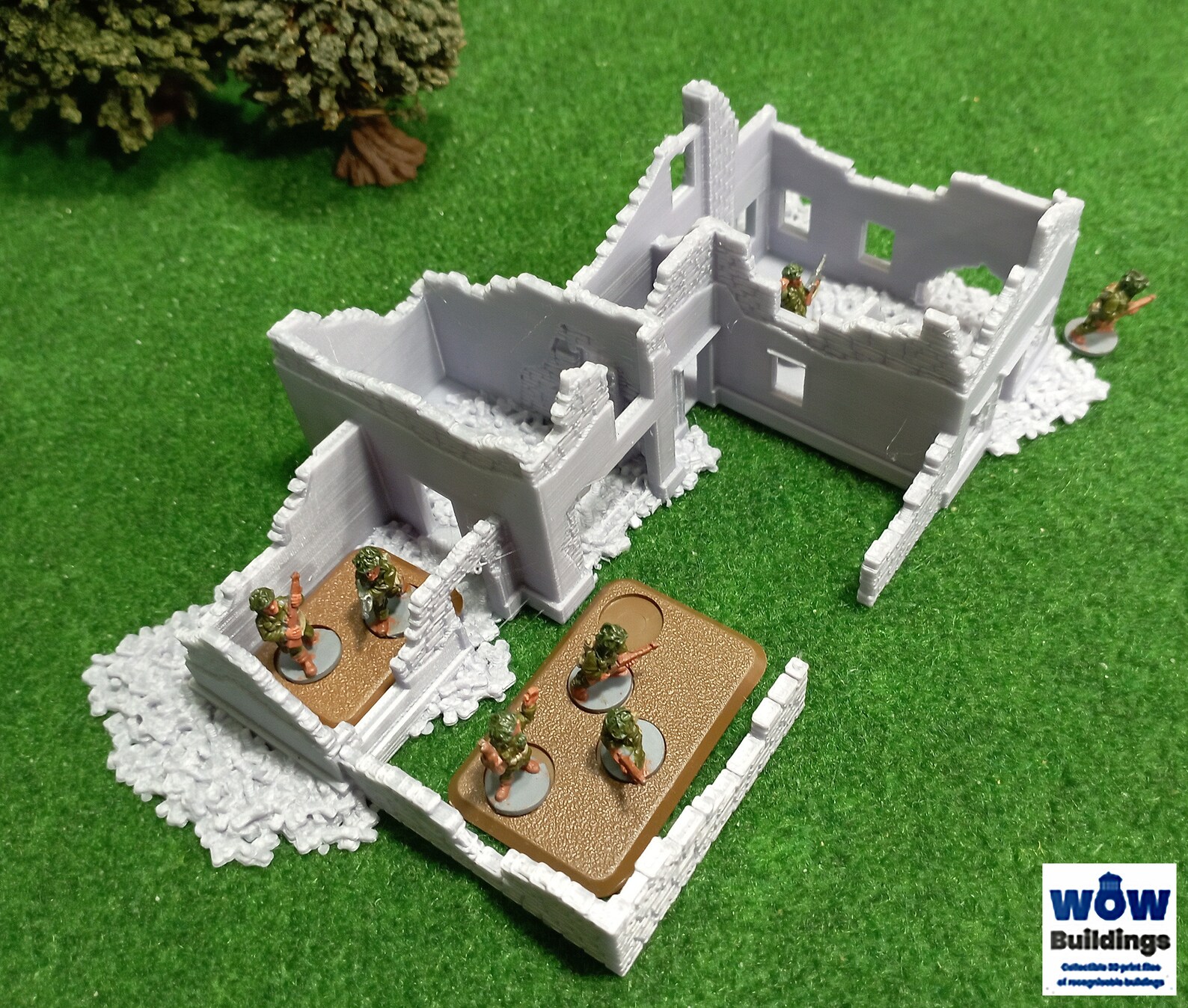 Normandy House 8, Printed Terrain Model for Tabletop Wargames ...