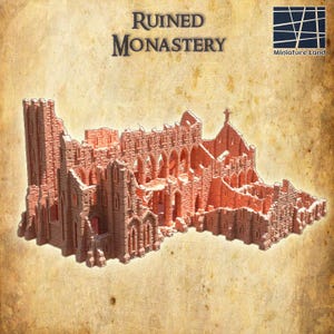 Ruined Monastery - Fantasy Scenery /castles, Keeps, Temples, Available ...