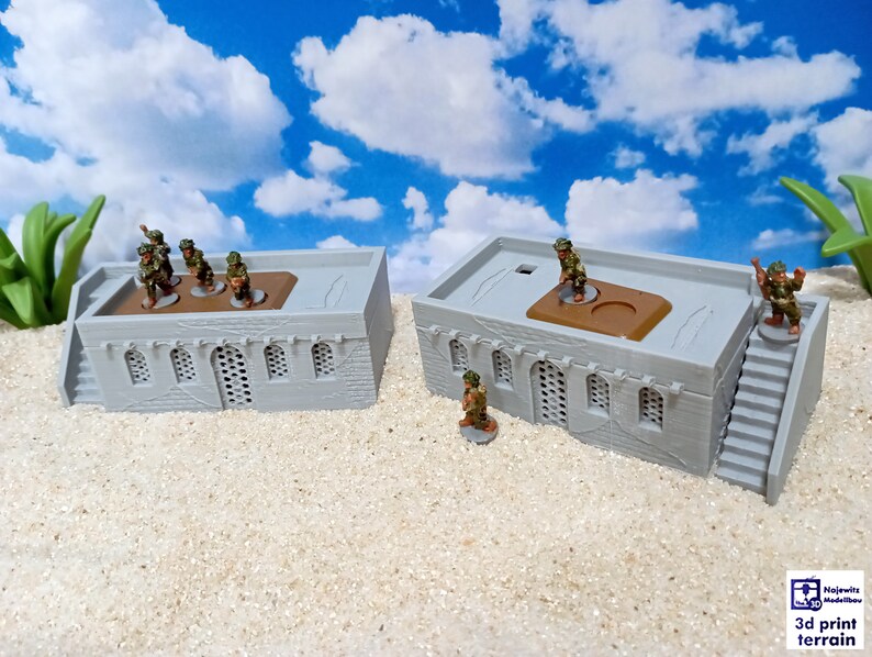 Desert Village Buildings Medium Desert House Model A 2x - Etsy