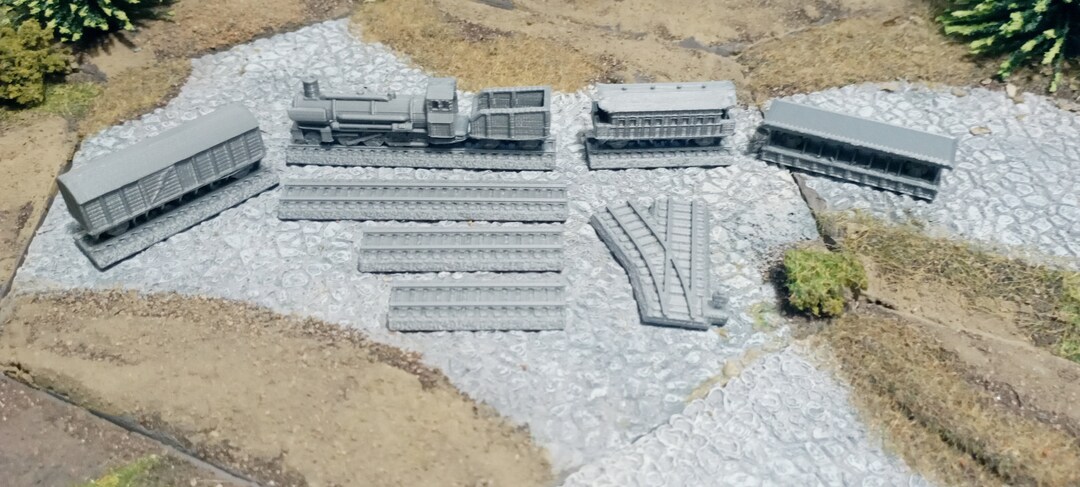 Train + Tracks - 6mm, Western Front WWII - Etsy