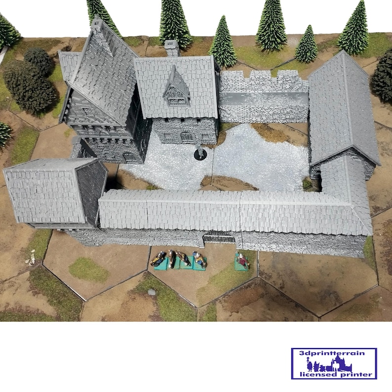 Fortifitied Mansion Bastle & Castle and City Walls - Medieval Europe ...