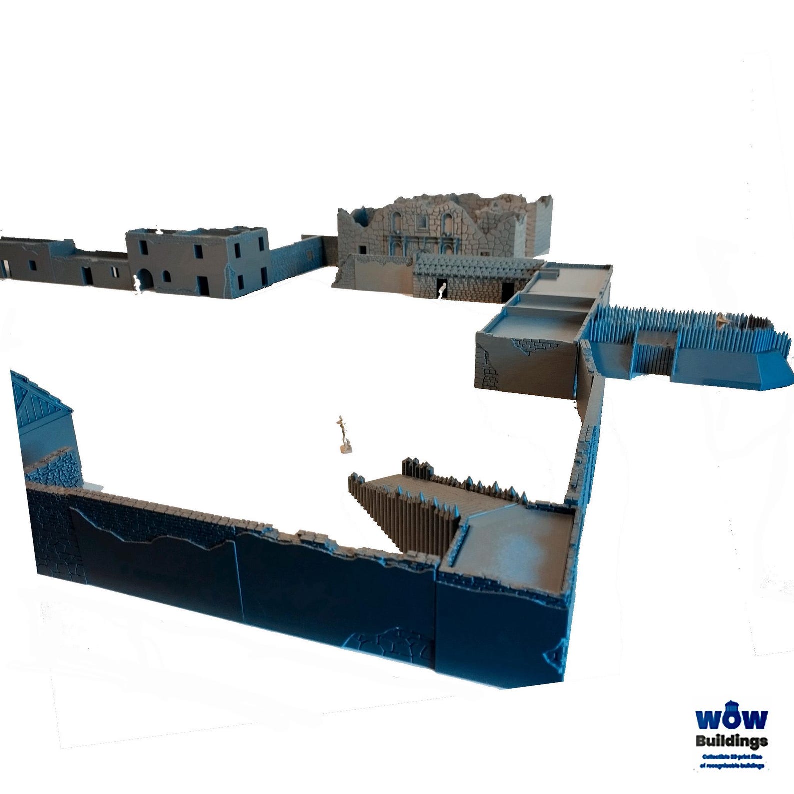 The Alamo & Battle of the Alamo, Texas Revolution - 12mm/15mm/h0/20mm ...