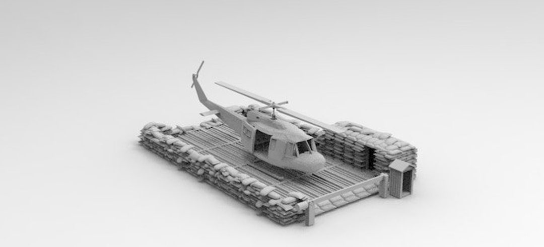 Heli Landing Pad, US Camp - Vietnam War, Available in 15mm/h0/20mm/28mm ...