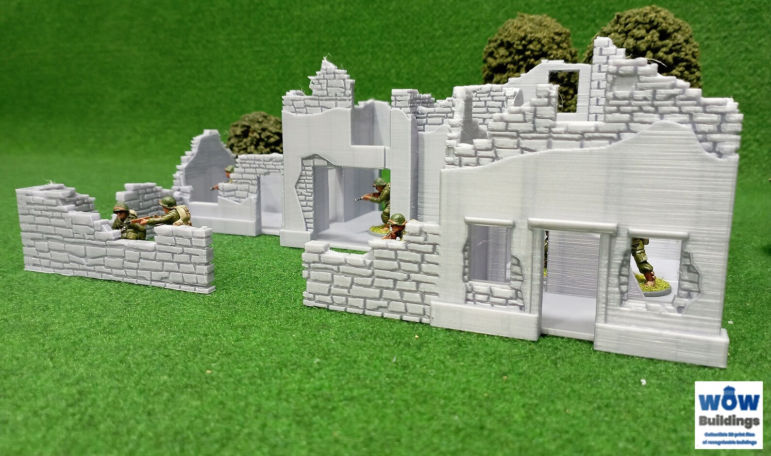Normandy House 8, Printed Terrain Model for Tabletop Wargames ...