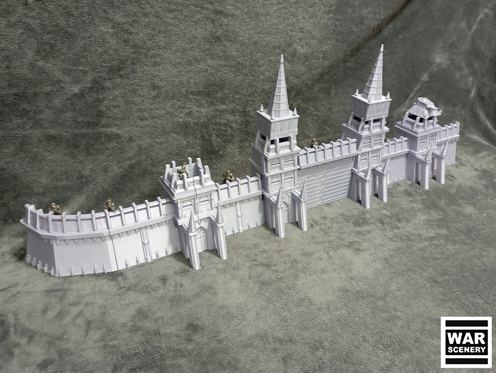 The Fortress Wall 3D Printed Terrain Model for Tabletop - Etsy