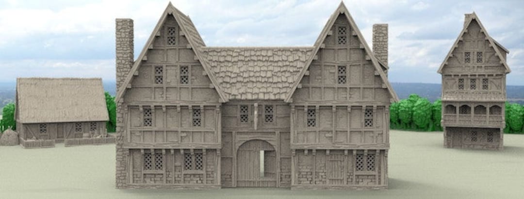 Inn Pony - Medieval Tabletop and Modeling, Diorama Model Medieval ...