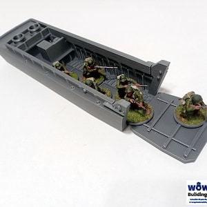 Landing Craft WWII. D-day. Tabletop Terrain for Wargame 15-20-28mm - Etsy
