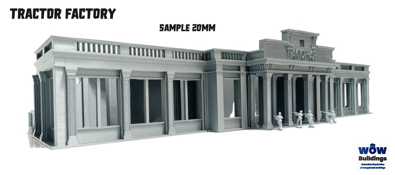 Tractor Factory & Battle of Stalingrad - Eastern Front - WWII - 6mm ...