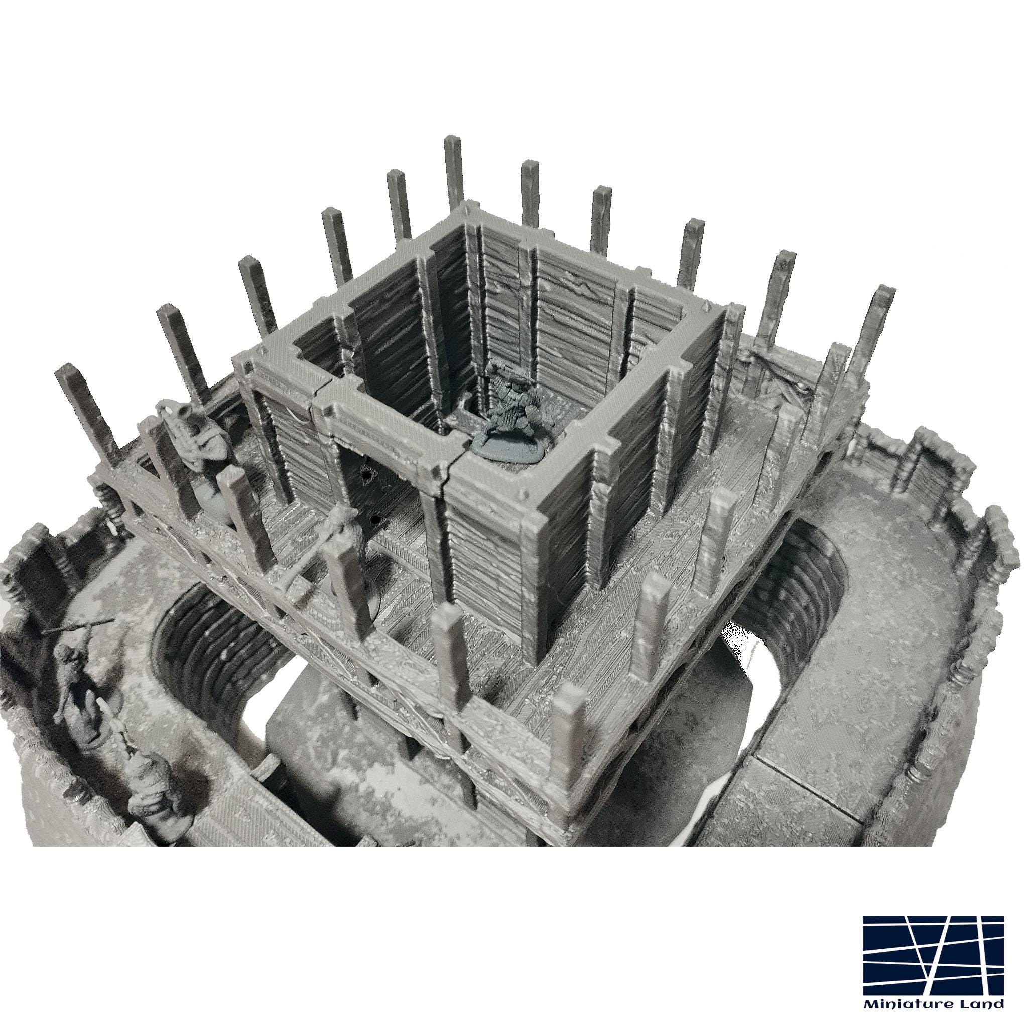 Roman Watchtower - Castle Diorama - Wargame Terrain - Castle & City ...