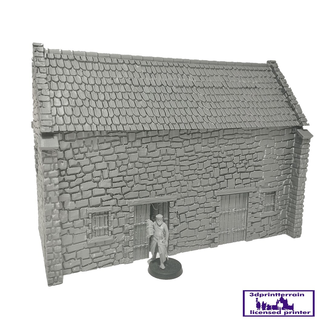 Monastery Barn - Religious Buildings - Medieval Age - Diorama Pieces ...
