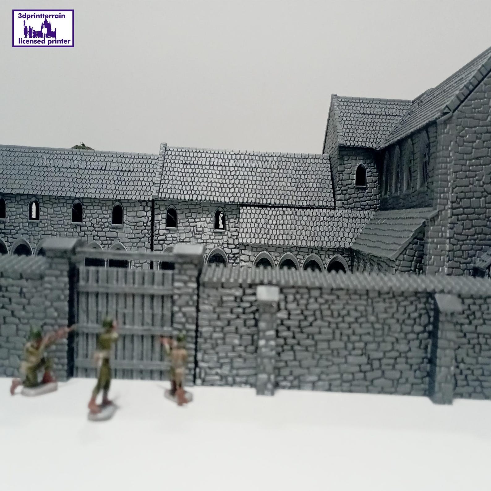 Monastery - Medieval Diorama, Model Medieval, Medieval Terrain ...