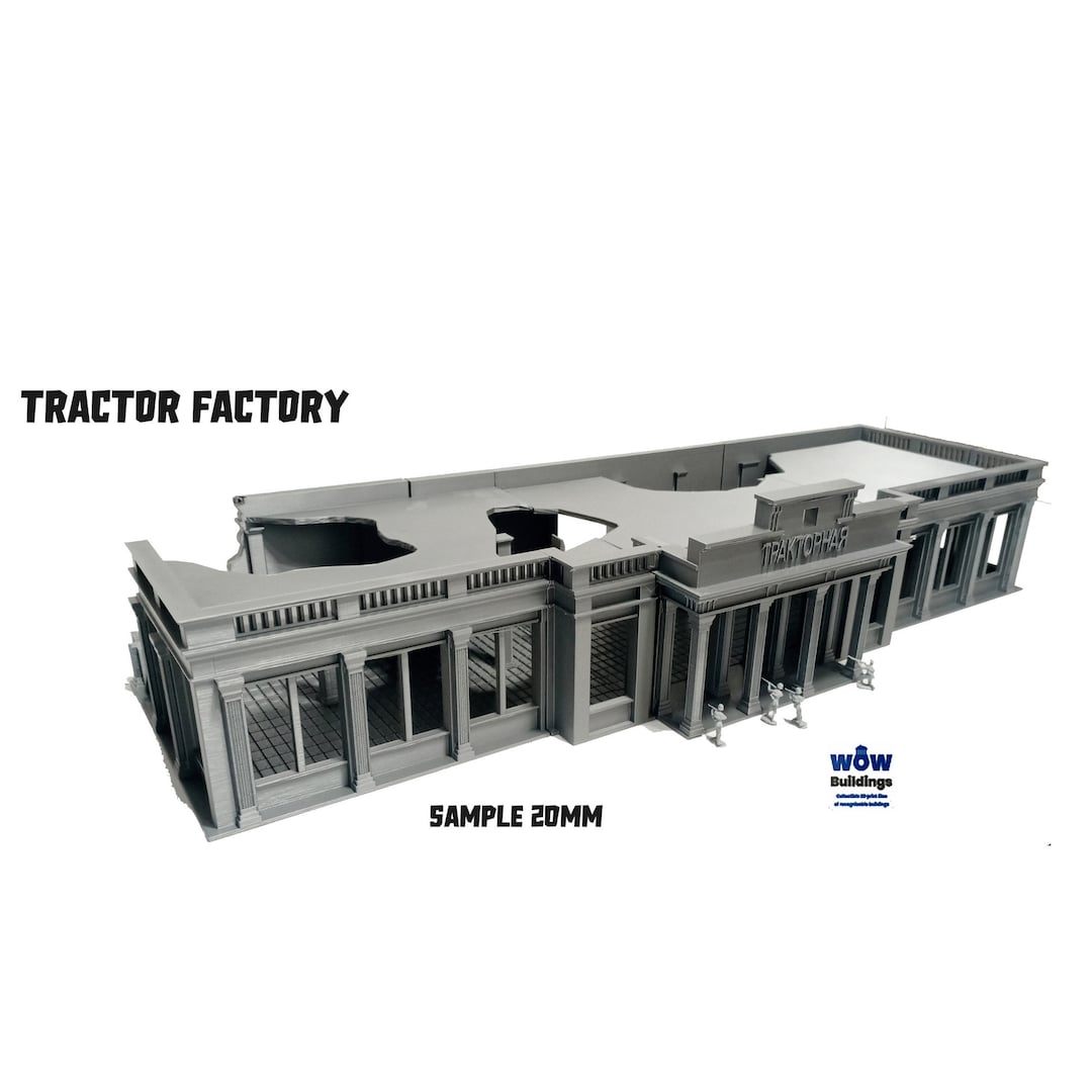Tractor Factory - Stalingrad Terrain WWII, Model Terrain for Tabletop ...