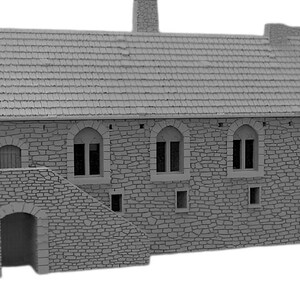 Guedelon Castle Medieval Tabletop and Modeling, Diorama Model Medieval ...