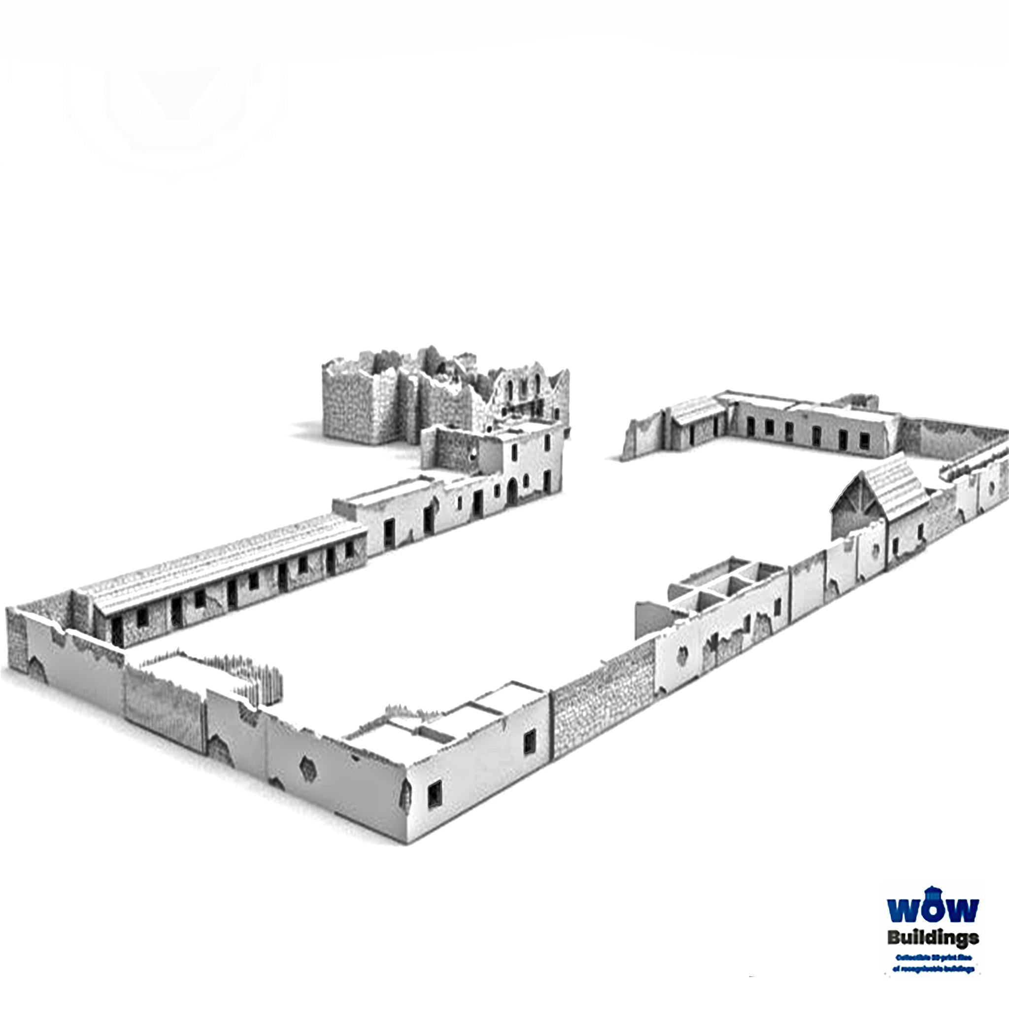 The Alamo & Battle of the Alamo, Texas Revolution - 12mm/15mm/h0/20mm ...