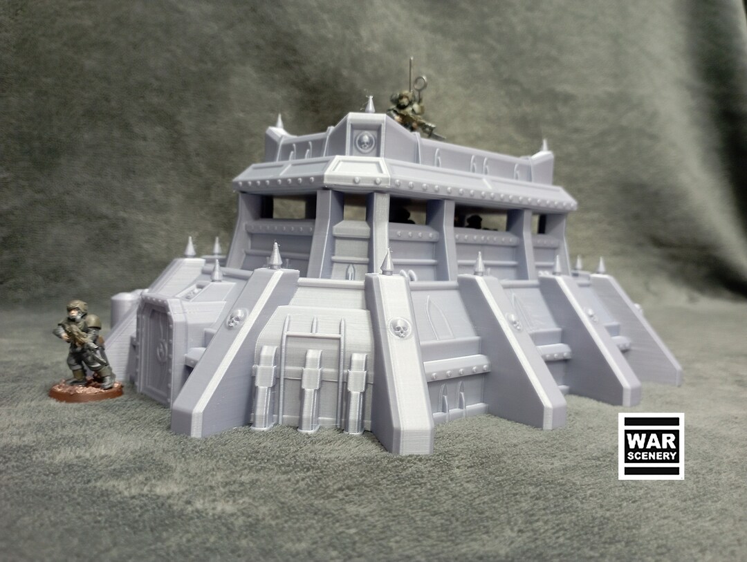 Forteresse de l'agonie Modèle de terrain imprimé pour wargames de table ... Forteresse de l'agonie Modèle de terrain imprimé pour wargames de table ...