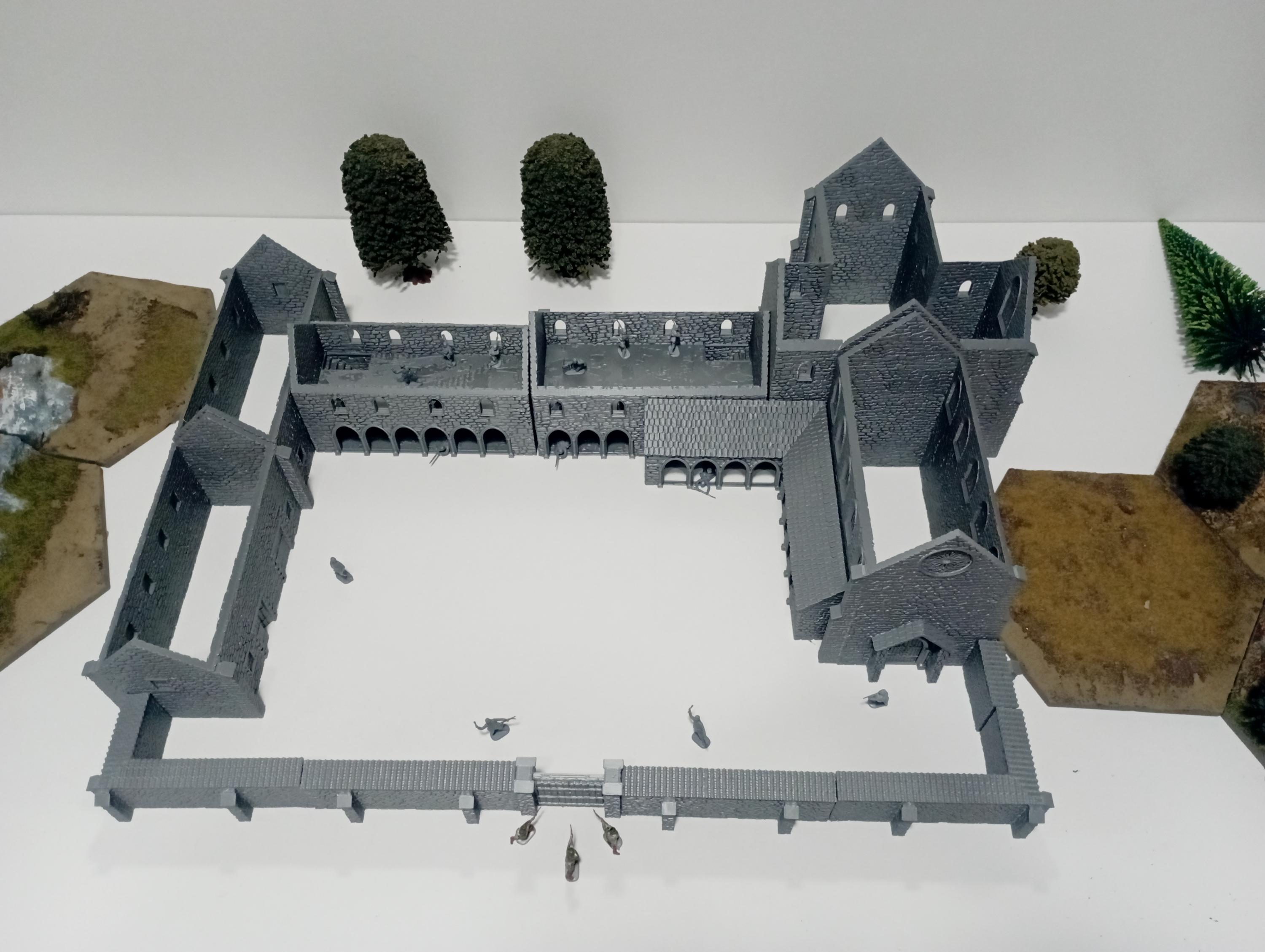Monastery - Medieval Diorama, Model Medieval, Medieval Terrain ...