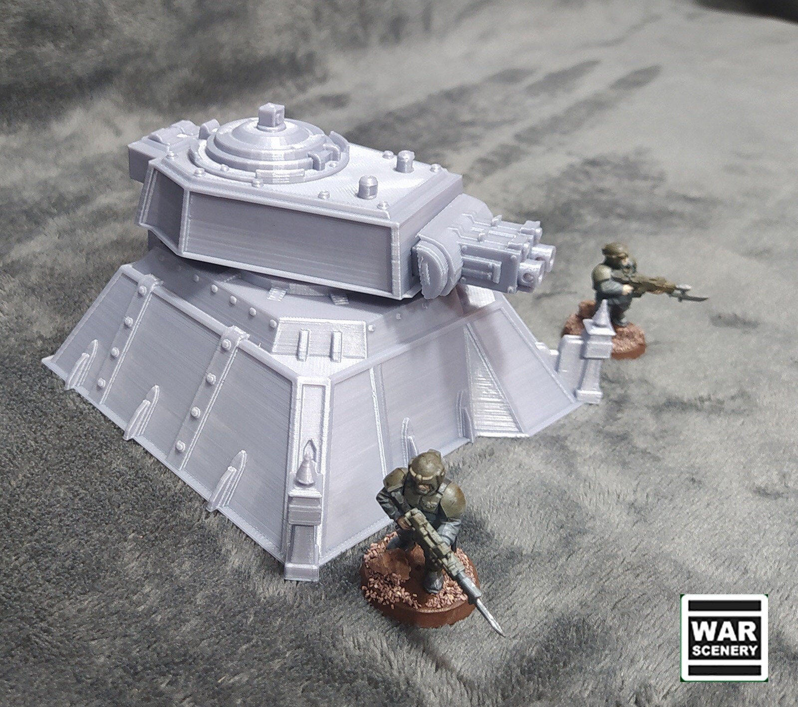 Gun Emplacement 3D Printed Terrain Model for Tabletop - Etsy