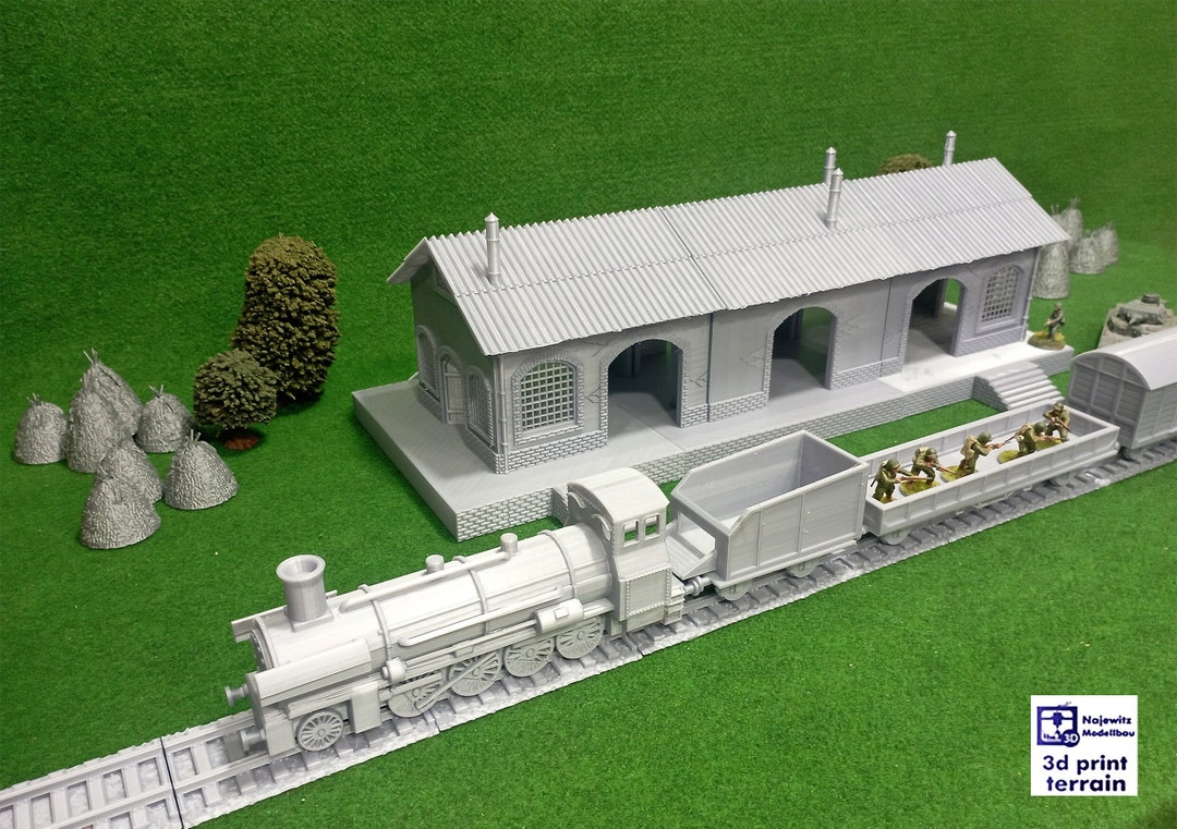 Hall - Printed Terrain Model for Tabletop Wargames, Historical Secenics ...