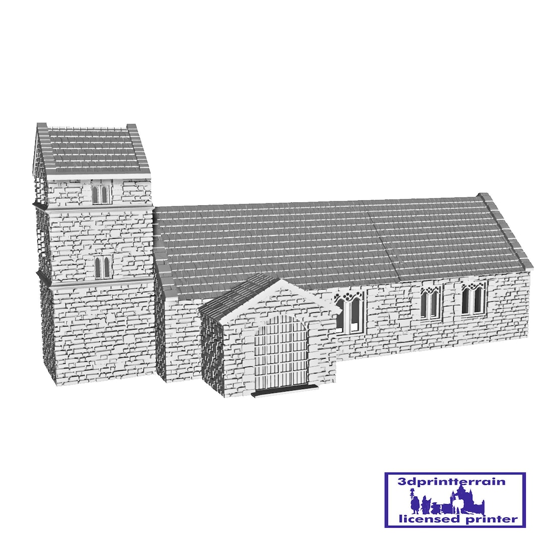 English Church - Religious Buildings - Medieval Age - Diorama Pieces ...
