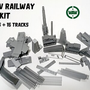 Gustav Railway Gun - 3D Printed Model, Printed Terrain Model for ...