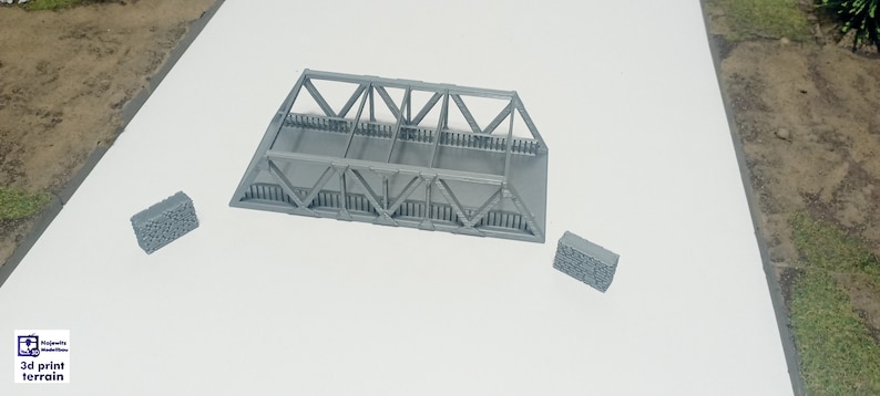 20th Century European Steel Bridge - Available in Two Versions, Modular ...