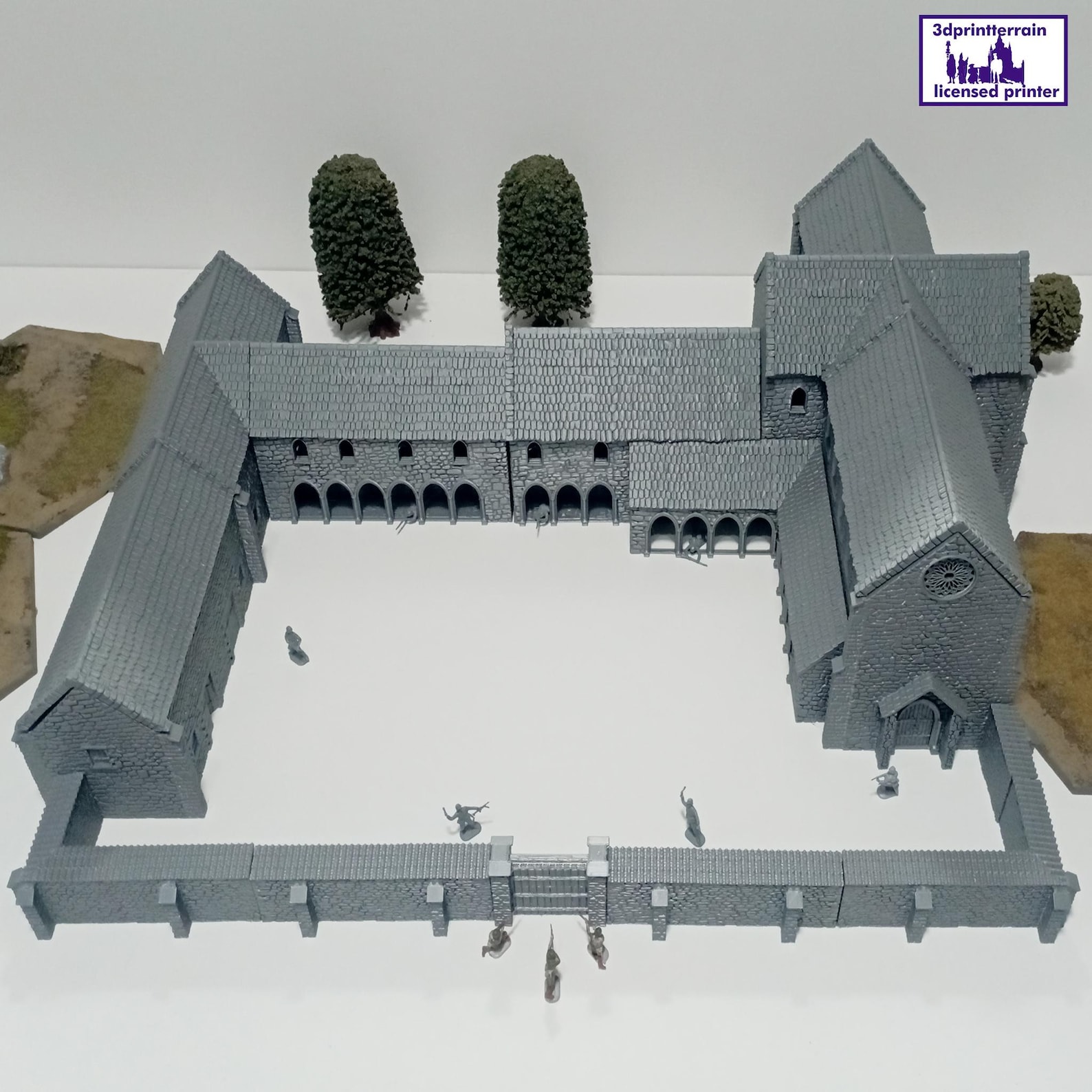 Monastery - Medieval Diorama, Model Medieval, Medieval Terrain ...