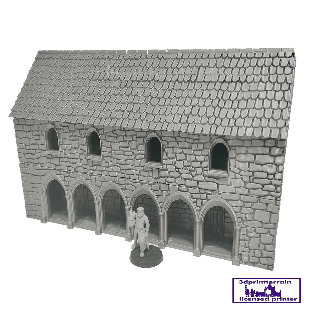 Monastery House 1 - Religious Buildings - Medieval Age - Diorama Pieces ...