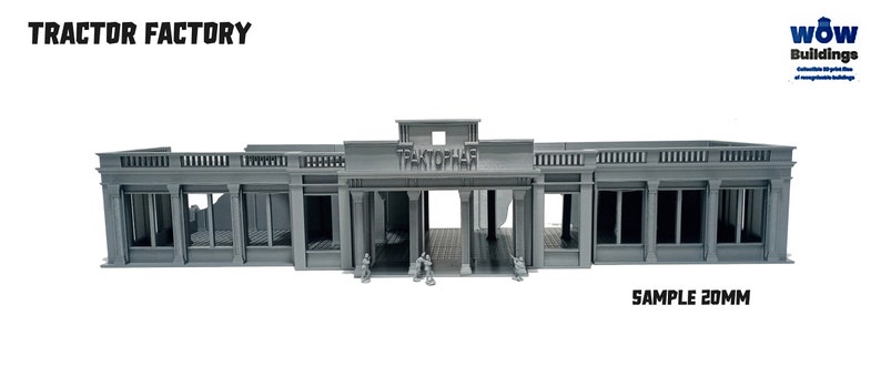 Tractor Factory & Battle of Stalingrad - Eastern Front - WWII - 6mm ...